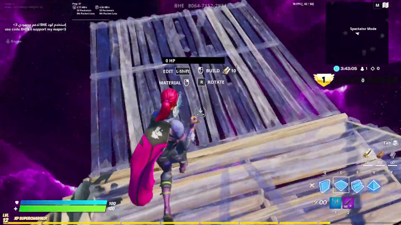 Free Building in Fortnite Creative Mode - YouTube