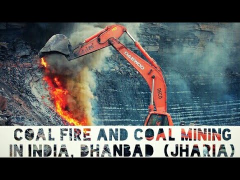 Coal Fire in Jharkhand, jeenagora ocp Jharia, Dhanbad (BCCL) || Coal ...