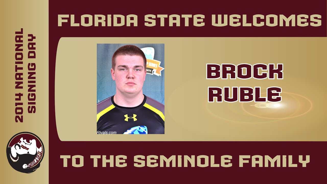 2014 National Signing Day: Brock Ruble Highlights - YouTube