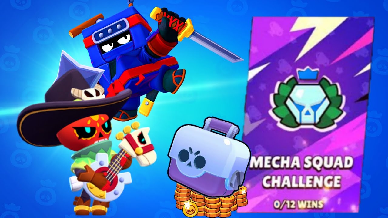 Brawl Stars Mecha Squad Challenge Youtube