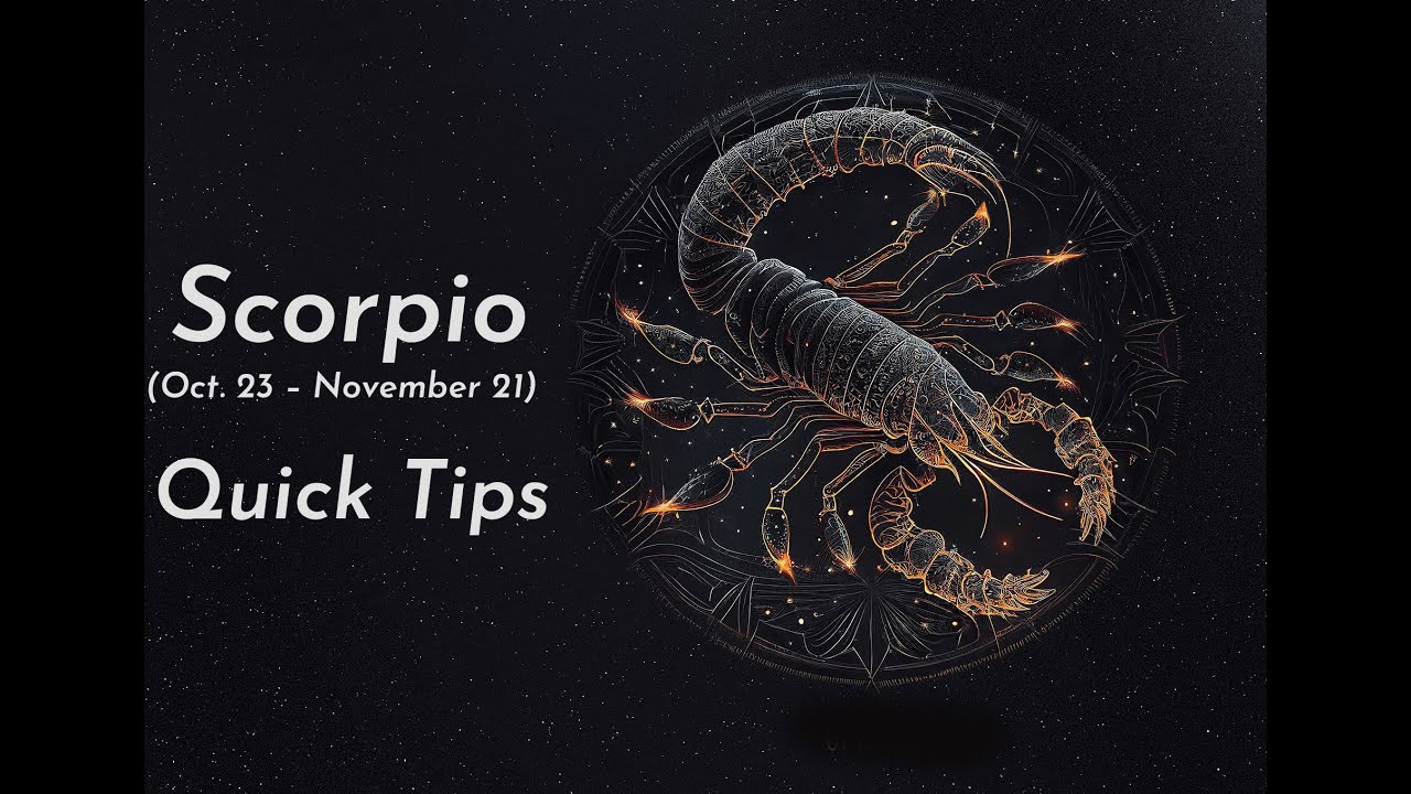 Zodiac Life Hacks Series Scorpio Youtube