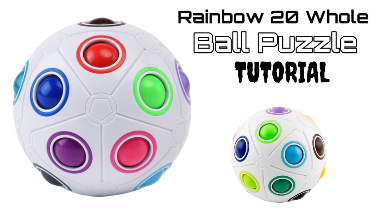 Rainbow 20 Hole Ball Puzzle Tutorial - YouTube