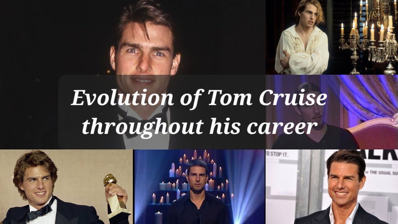 Evolution of Tom Cruise throughout his career | Transformation of Tom ...