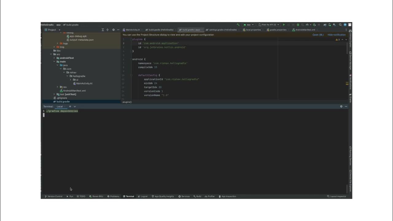 Gradle dependencies - YouTube