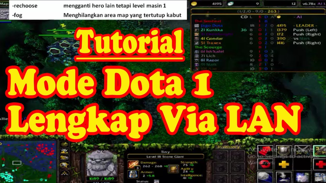 Mode Game Dota 1 AI Lengkap Saat Bermain di Local Area Network "LAN ...