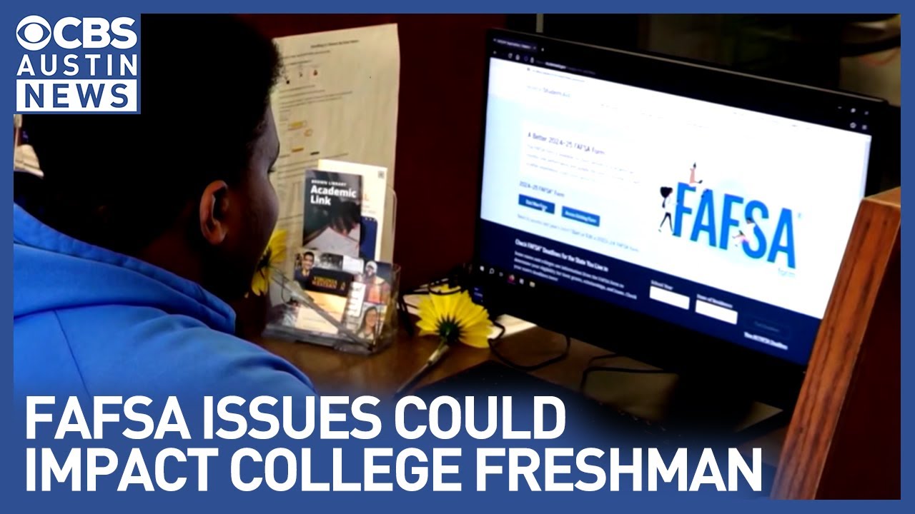 Technical issues plague new FAFSA application - YouTube