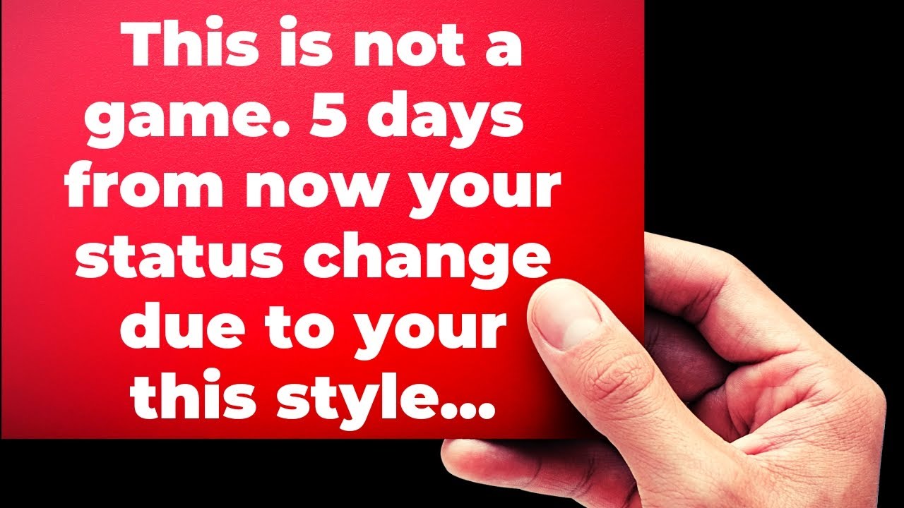 This Is Not A Game 5 Days From Now Your Status Change Due To Your This this-is-not-a-game-5-days-from-now-your-status-change-due-to-your-this