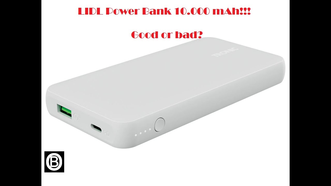 LIDL Tronic Power Bank 10.000 mAh! - otpakivanje, testiranje i ...