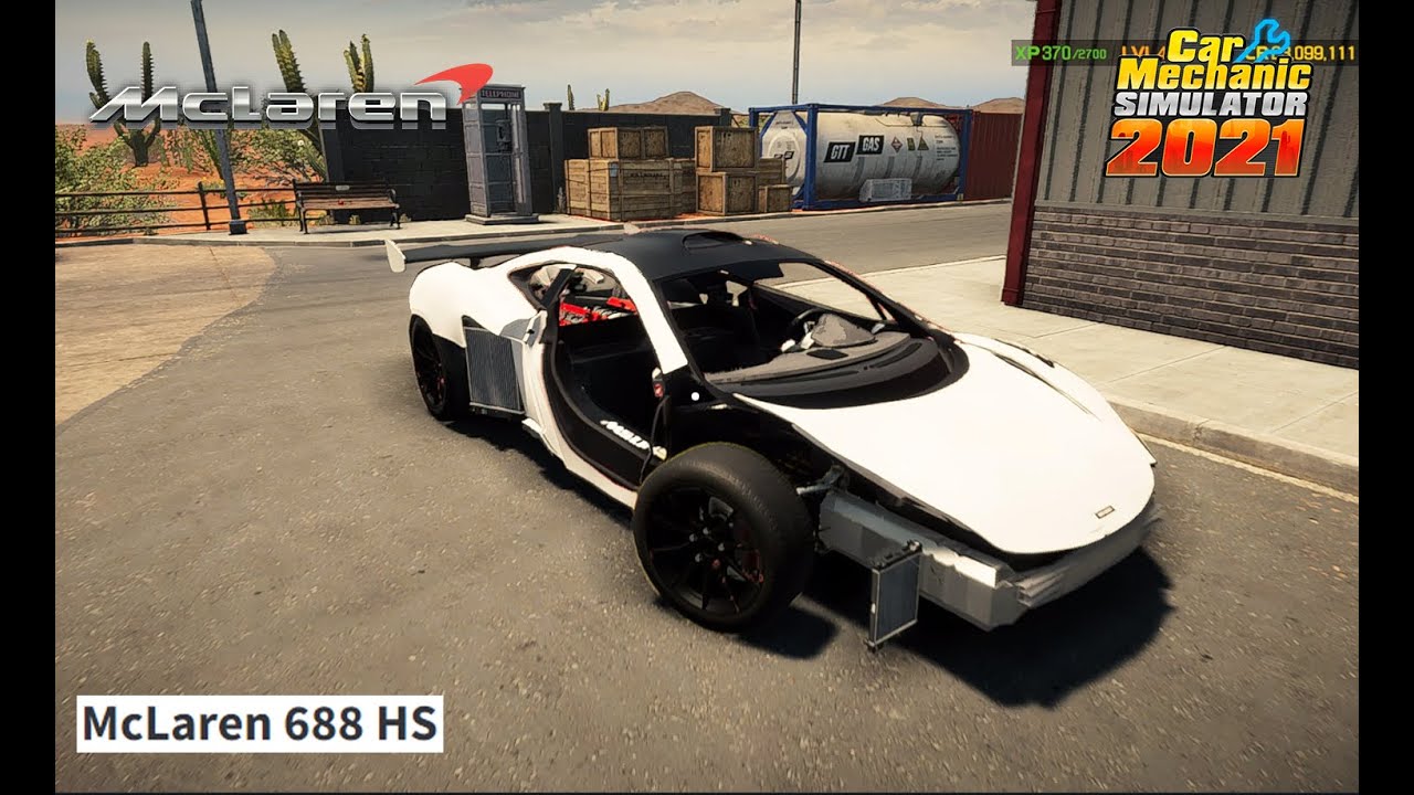 Rebuilding McLaren 688HS: Car Mechanic Stimulator 2021 - YouTube