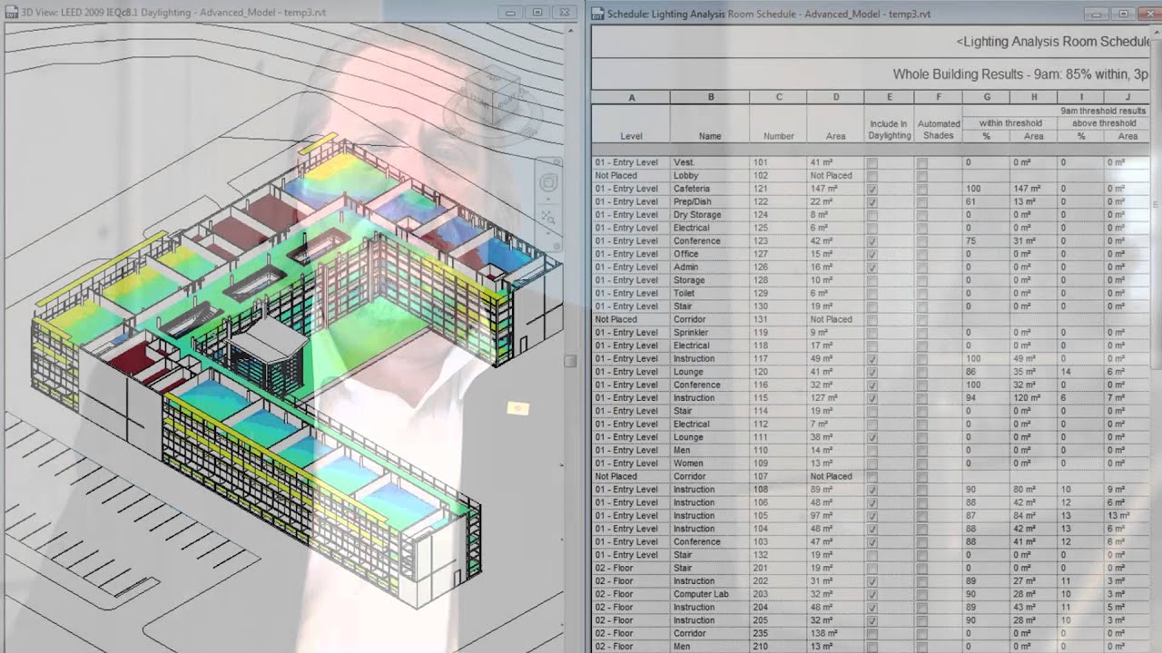 Automated LEED Daylighting for Revit users - YouTube