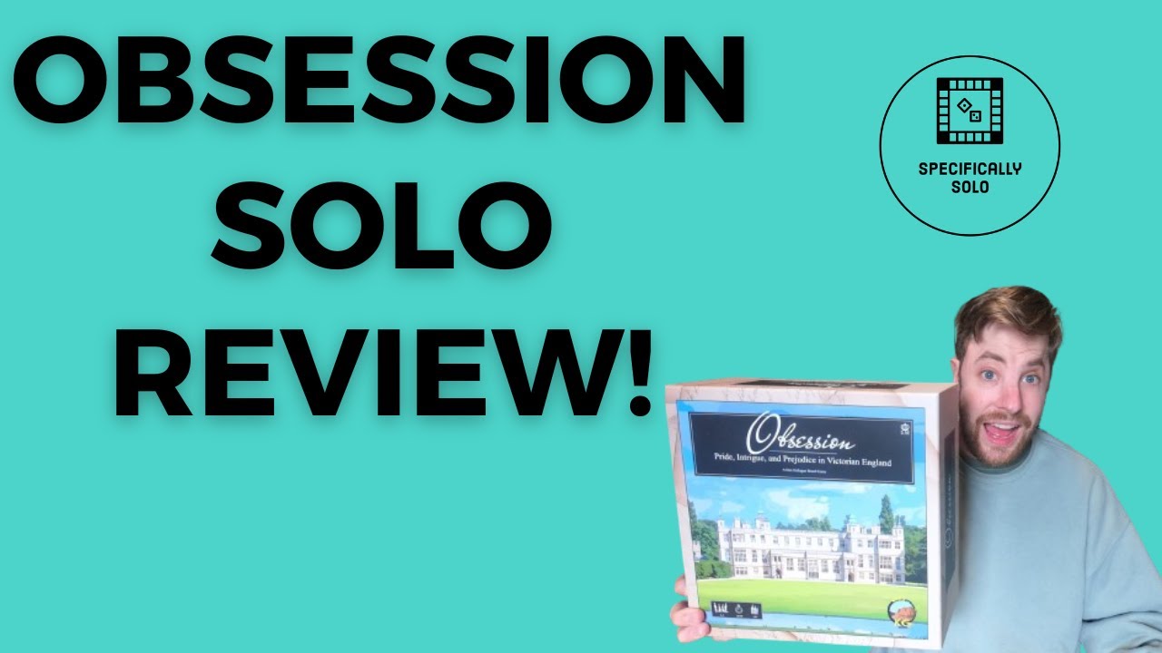 Obsession Board Game - Solo Review! - YouTube