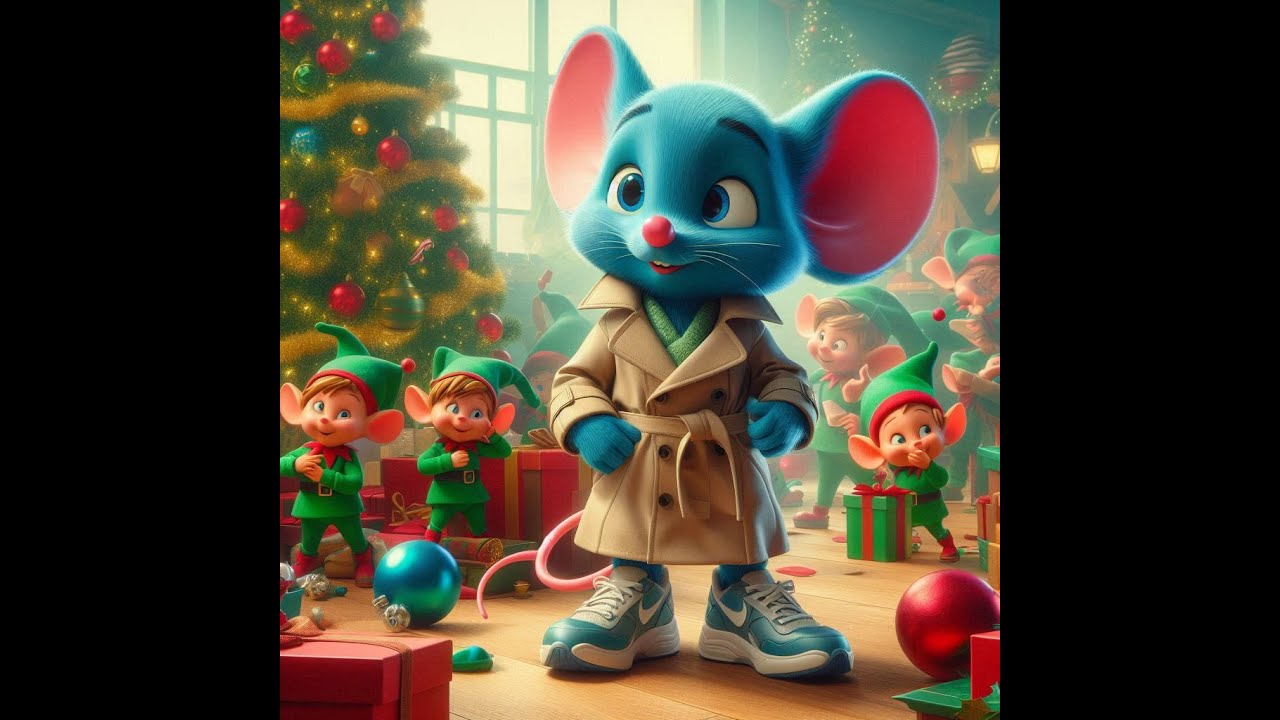 Azure The Little Blue Mouse In The Hero Who Saved Christmas - YouTube