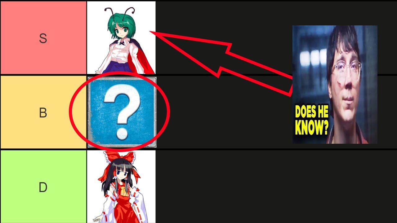 Ranking EVERY Touhou Character - YouTube