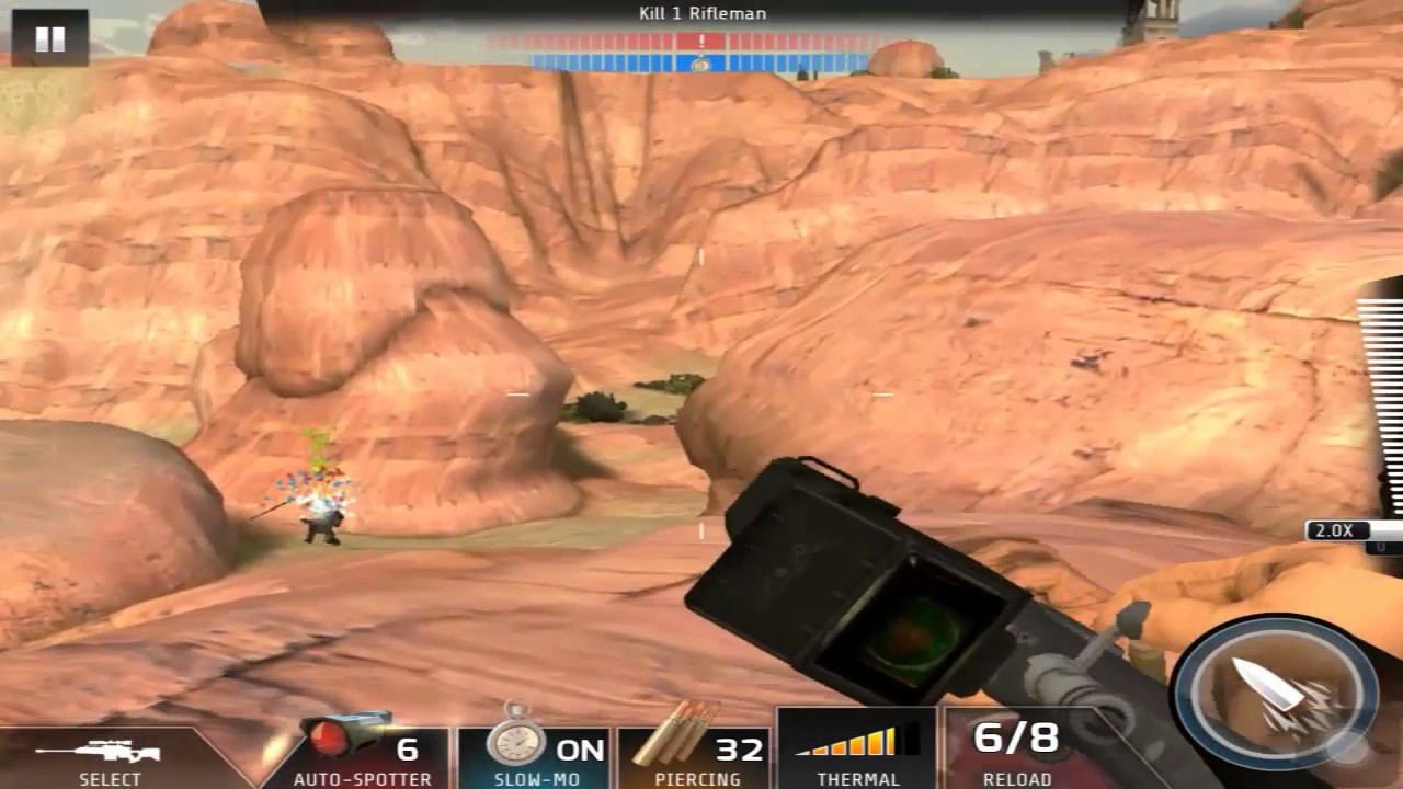 Kill Shot Bravo Region 20 Primary Mission 50 - Kill 1 Rifleman (Slo-Mo ...