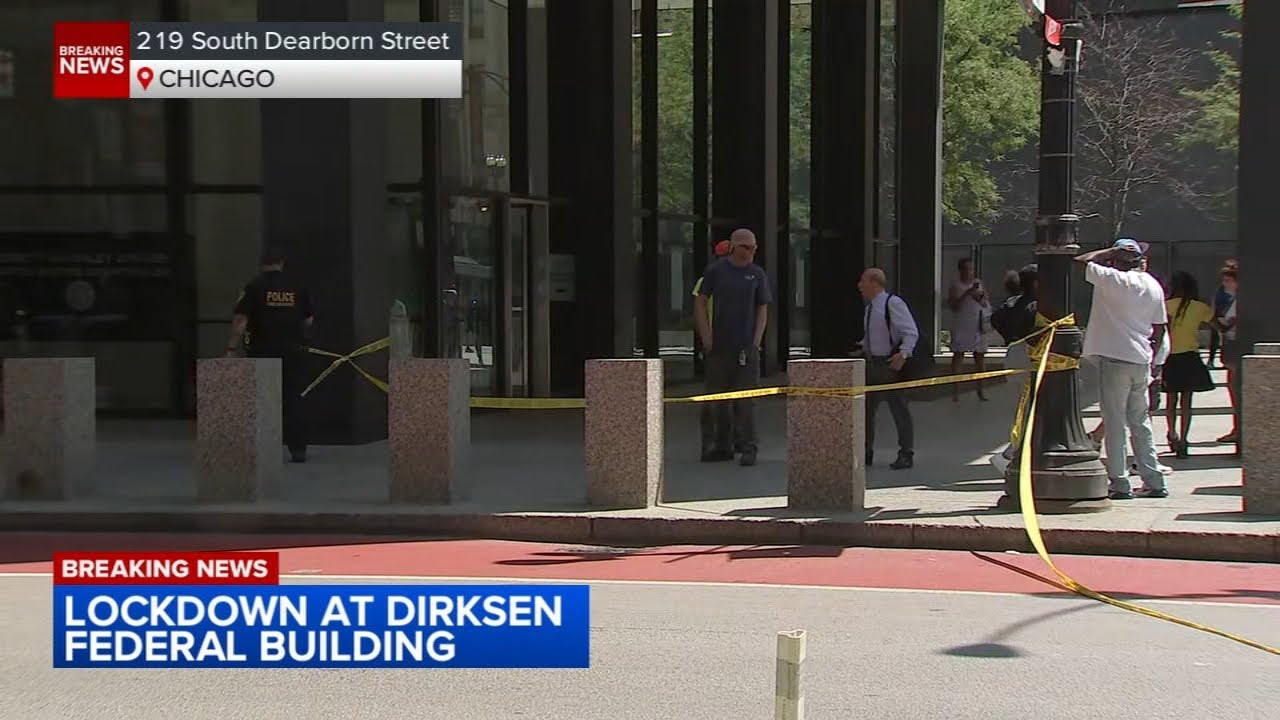 Dirksen Federal Building on lockdown, FBI investigating - YouTube