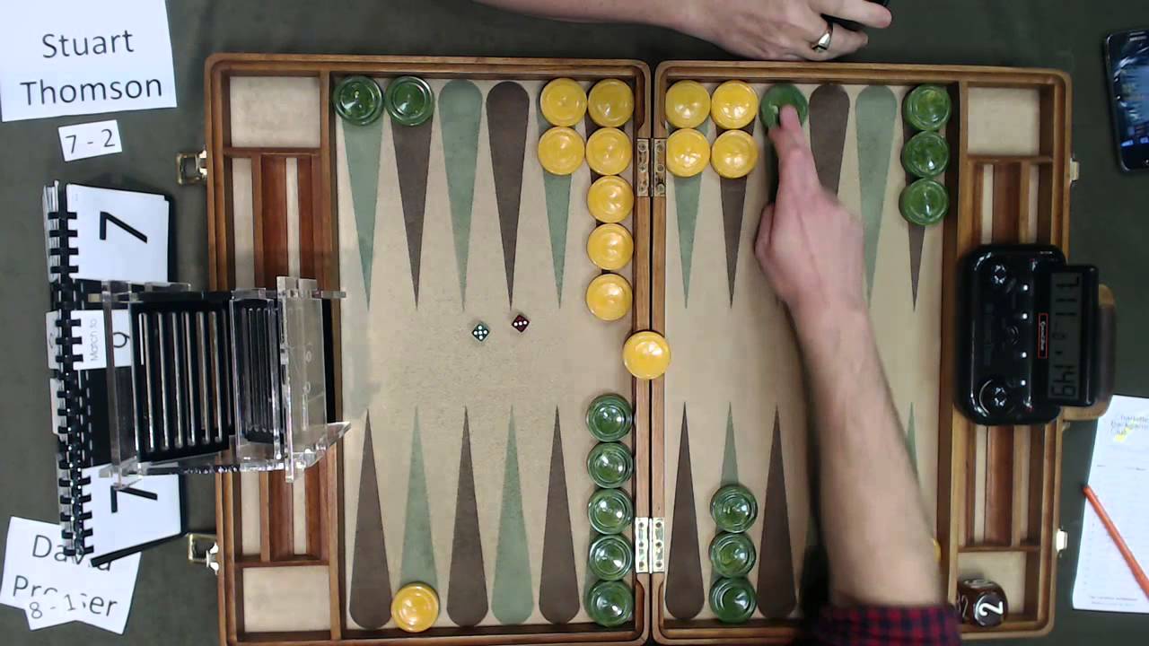 Carolina Backgammon R10 David Presser v Stuart Thomson Part 2 - YouTube