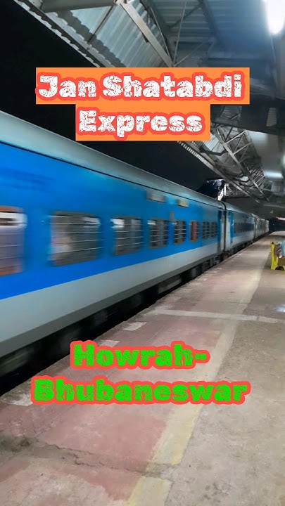 Jan Shatabdi Express, Howrah-Bhubaneswar, Indian Railways - YouTube