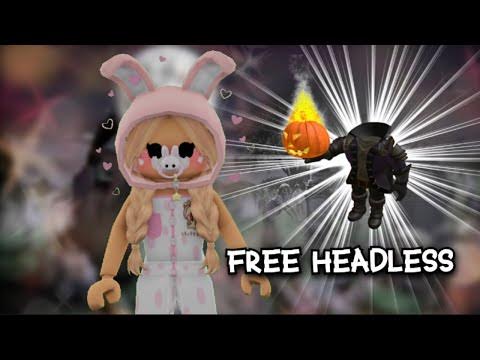 HOW TO GET THE NEW FREE FAKE HEADLESS BUNDLE | ROBLOX - YouTube