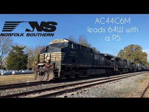 AC44C6M leads NS 64W with a P5 in Clayton. - YouTube