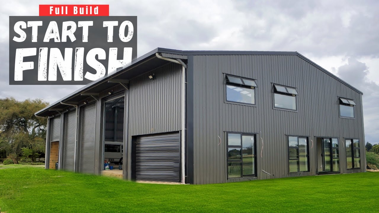 Shed House Transformation: How We Built A 432sqm Two Story Barndominium ...