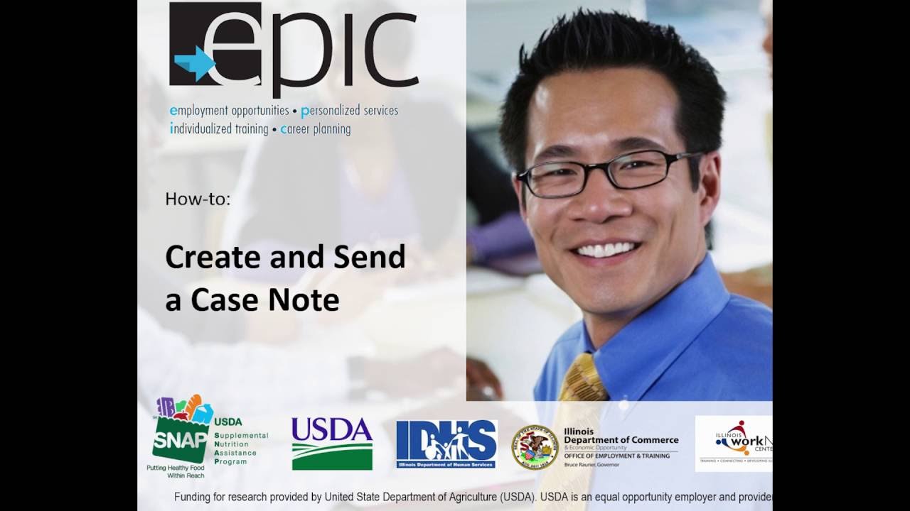 EPIC Tutorial Create And Send A Case Note YouTube EPIC Tutorial Create And Send A Case Note YouTube