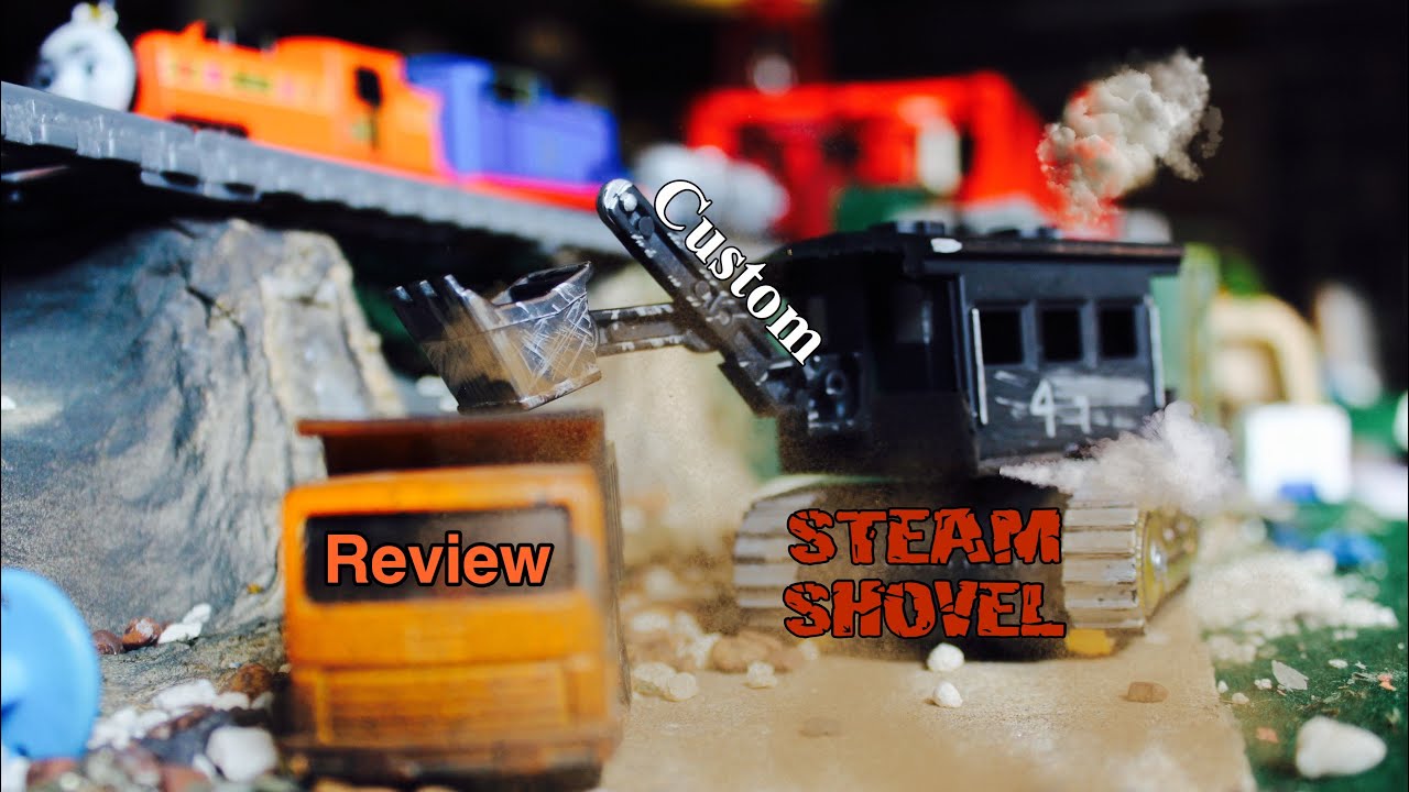 Thomas the Tank Engine TRACKMASTER STEAM SHOVEL CUSTOM - YouTube