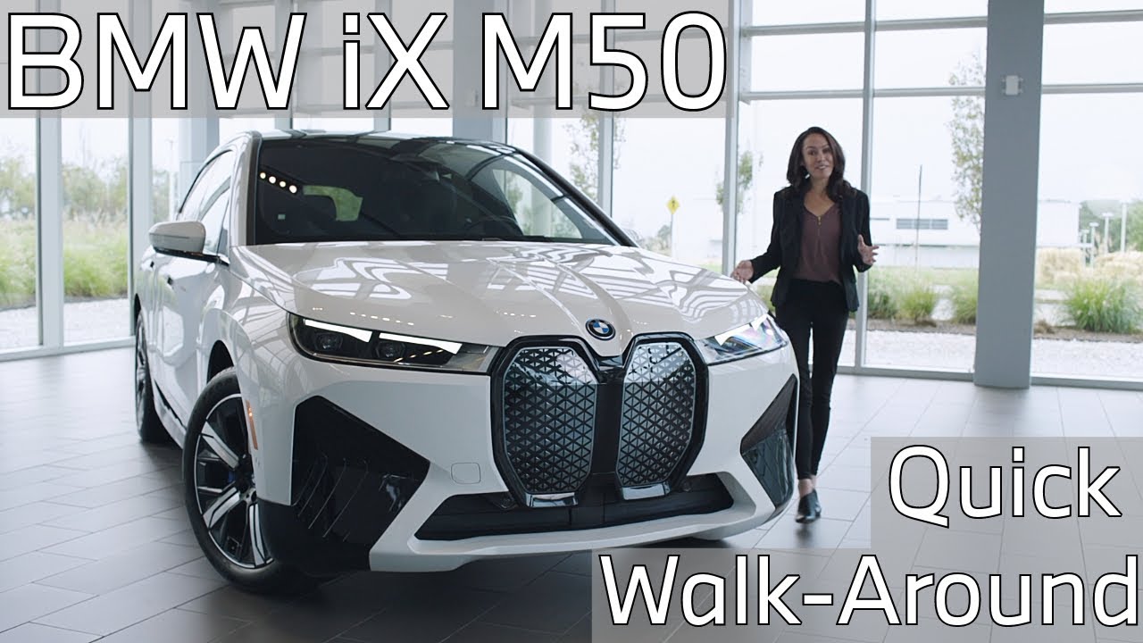 Quick BMW iX M50 Walkaround - YouTube