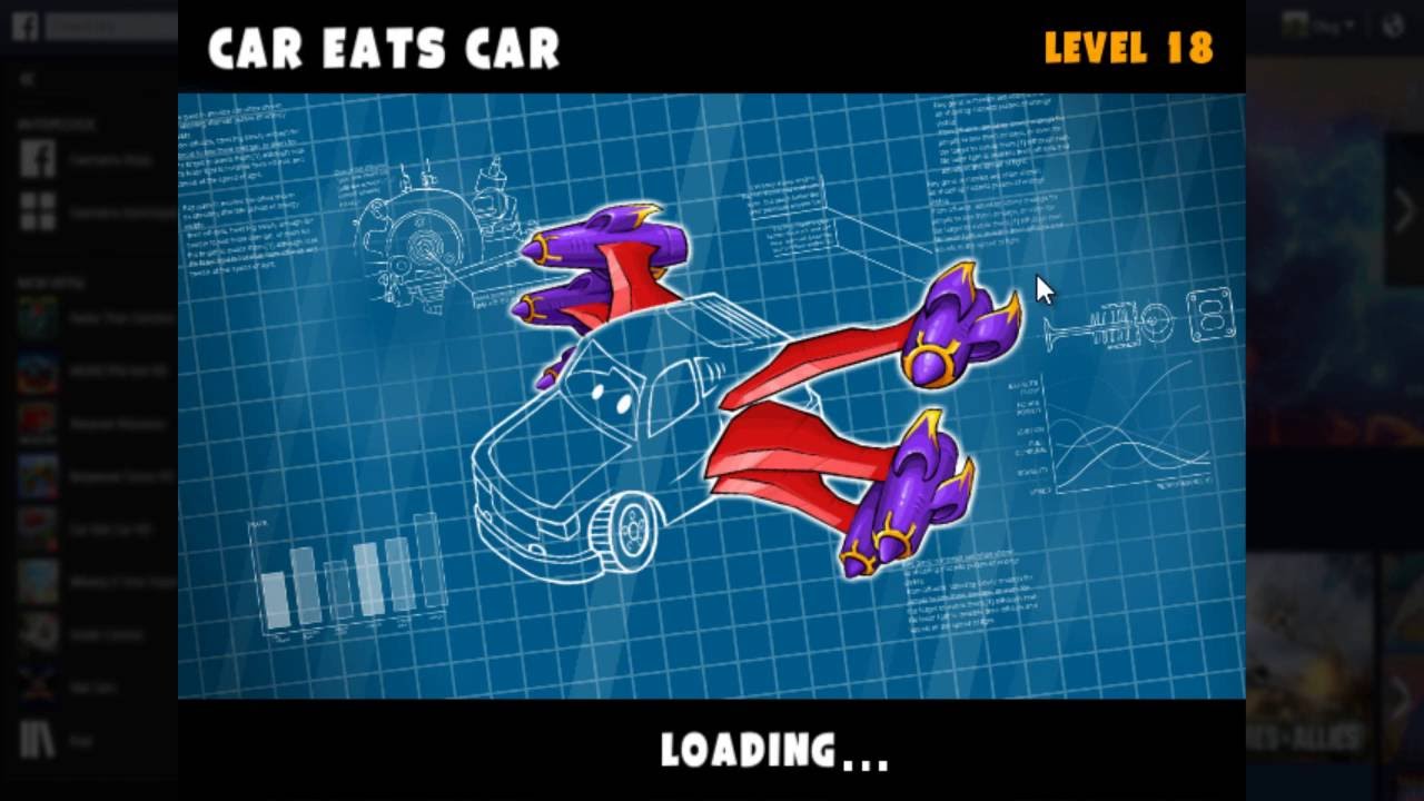Facebook GameRoom: Car Eats Car HD (Walkthrough) prt 3 - YouTube