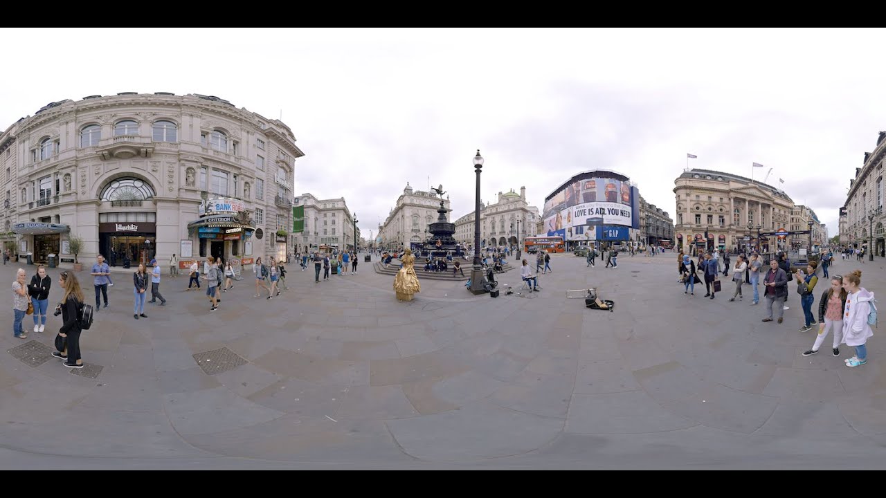 360° STOCK VIDEO 4K | Piccadilly Circus | Atmosphaeres - YouTube