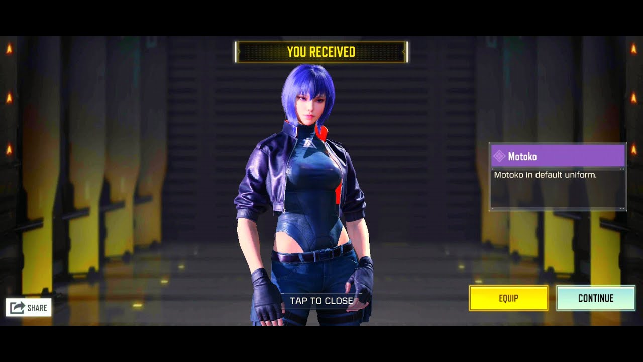 Motoko in Default Skin Codm #codm #callofdutymobile #mrmcb - YouTube