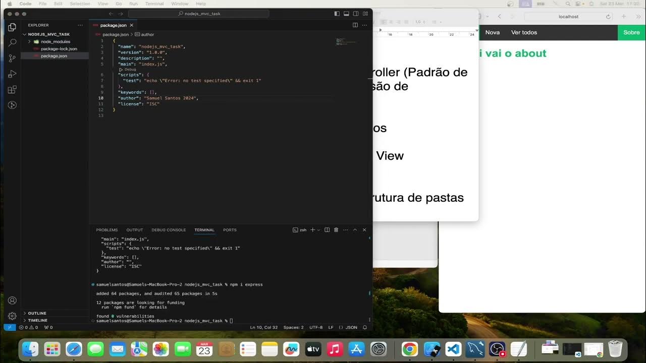 NodeJs MVC - Aula 01 - YouTube