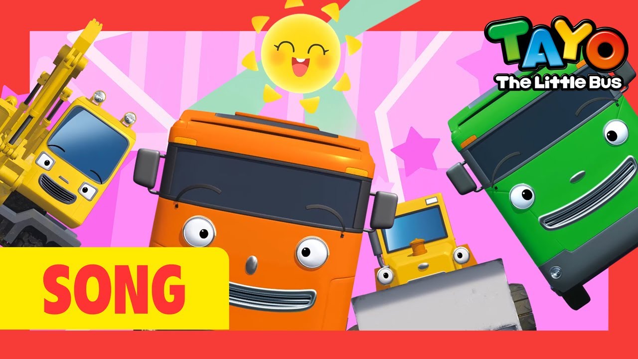 Strong Heavy Vehicles Build a House l Heavy Vehicles Song l Tayo the ...