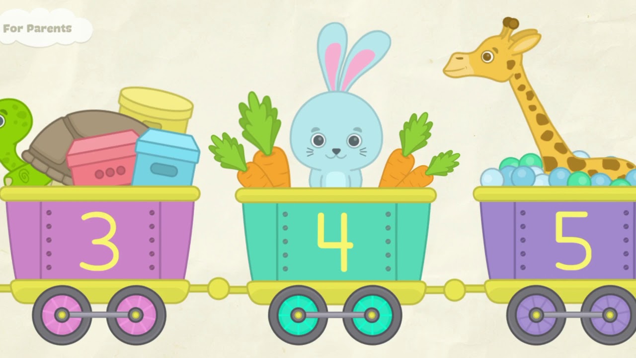 Bimi Boo learning numbers 4,5 and 6 Educational game cartoon for kids ...