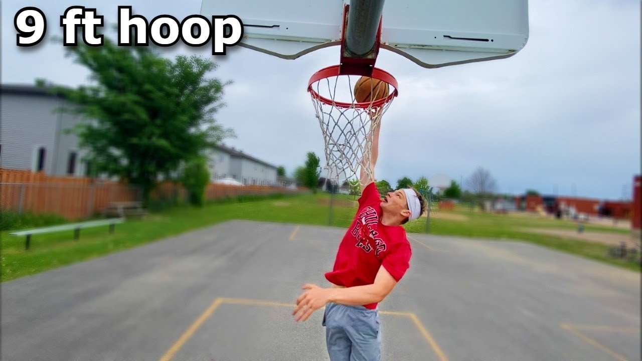 Dunking on a Low Rim Makes Me Feel Like Lebron - YouTube