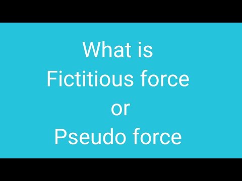 What is fictitious force or pseudo force? What is coriolis force? - YouTube