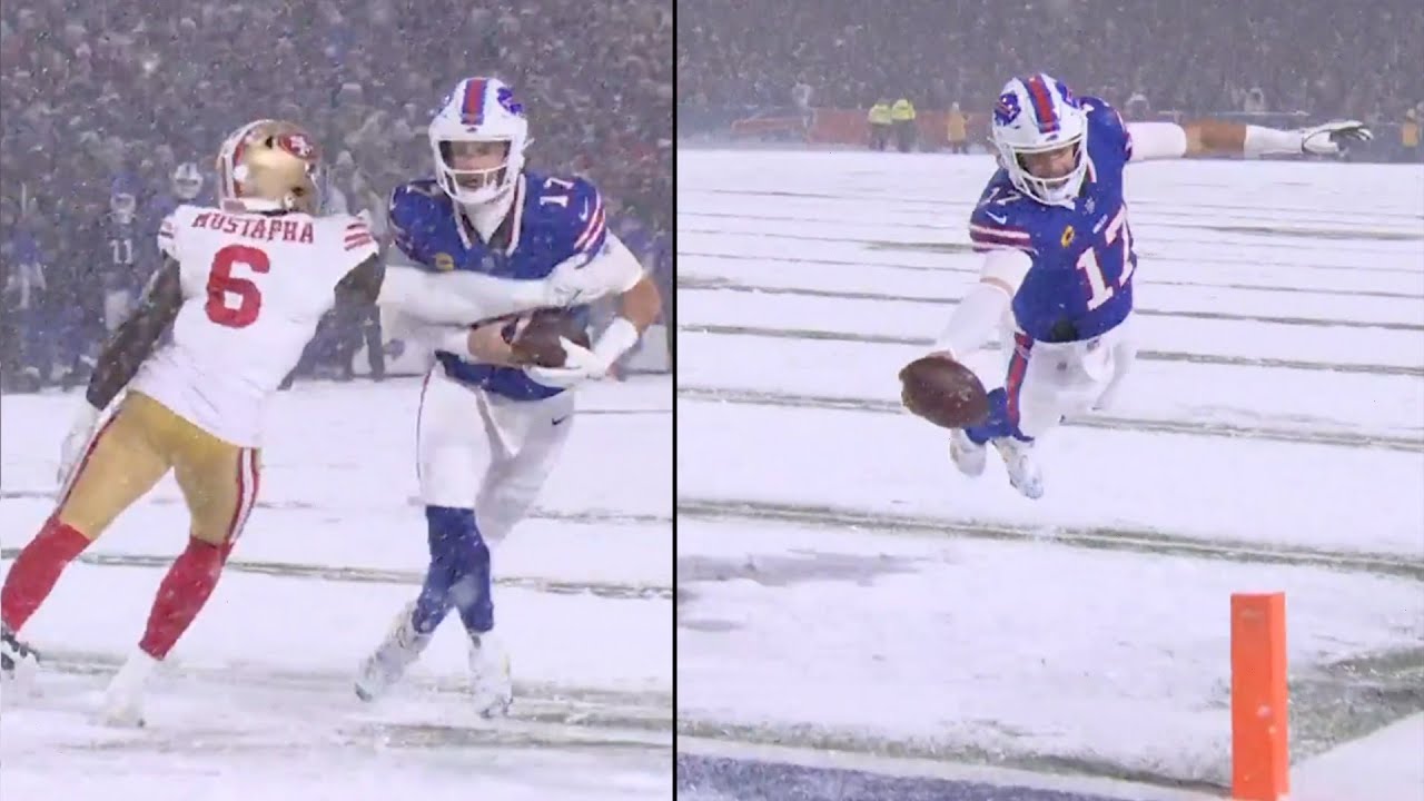 Josh Allen Throws Touchdown Pass To HIMSELF! - YouTube