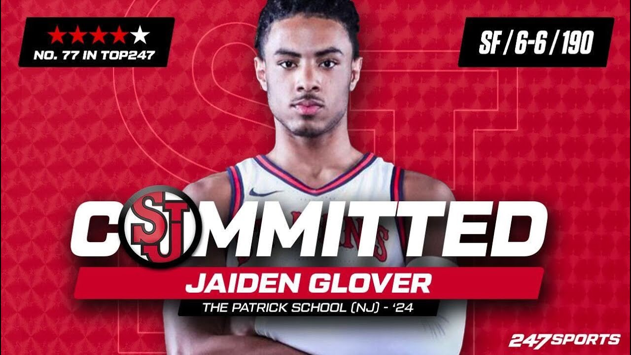 WATCH: 4-star SF Jaiden Glover commits to St. John's LIVE on 247Sports - YouTube