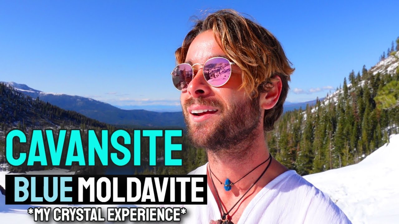 BLUE MOLDAVITE!!! *Cavansite Crystal Experience* (INSANE VIBE) - YouTube