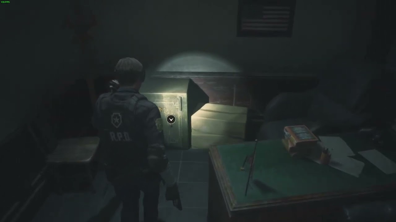 West Office Safe Solution Resident Evil 2 - YouTube