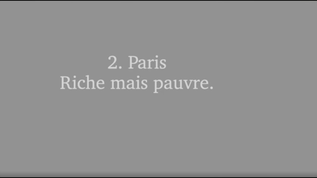 Icis #2 Paris, riche mais pauvre - YouTube