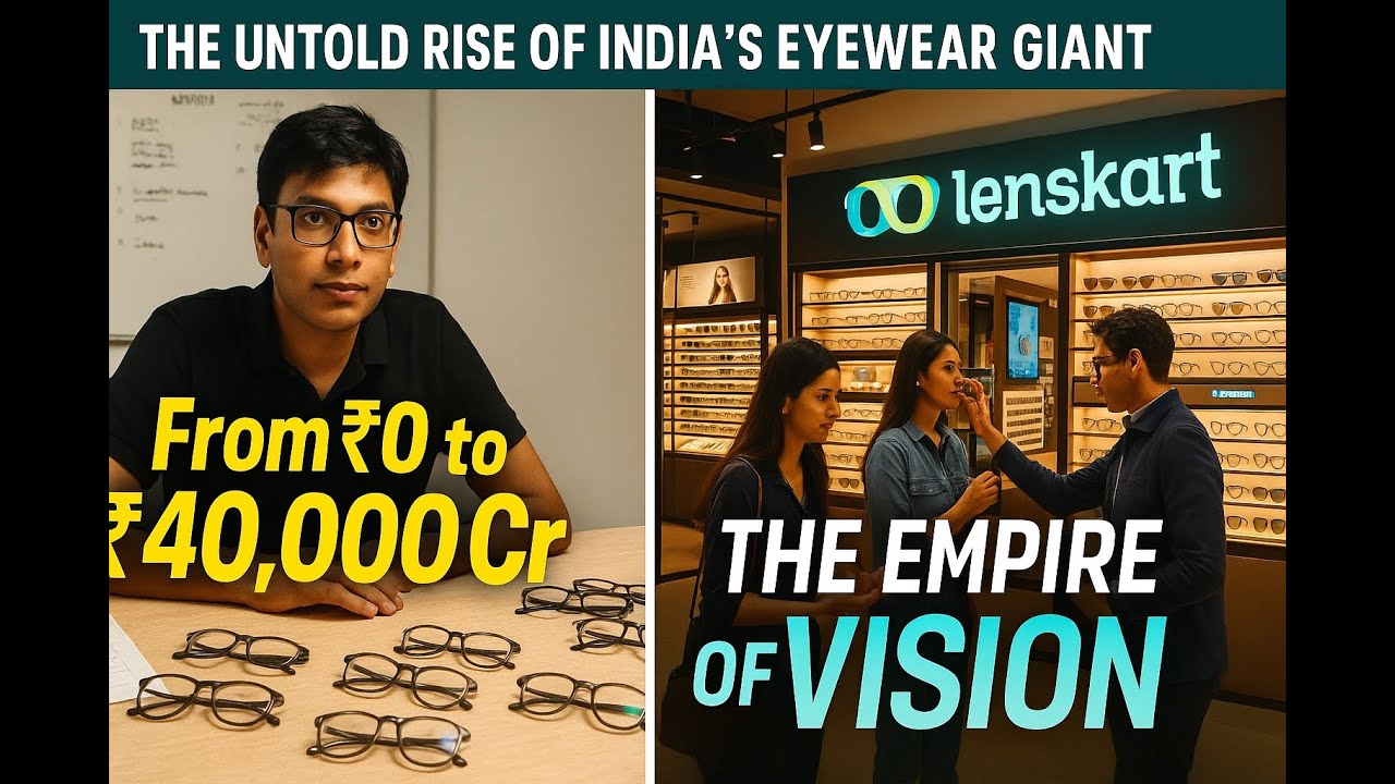 Success story of Lenskart – from startup to eyewear giant - YouTube