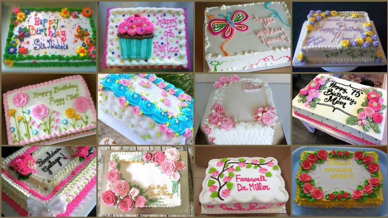 Unique & Beautiful Square Shape Cake design for Birthday/Anniversary ...