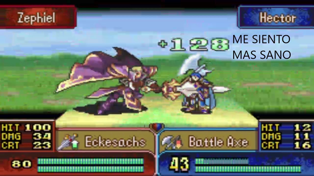 Fire emblem binding blade remake ep 3 Zephiel curo a hector? - YouTube