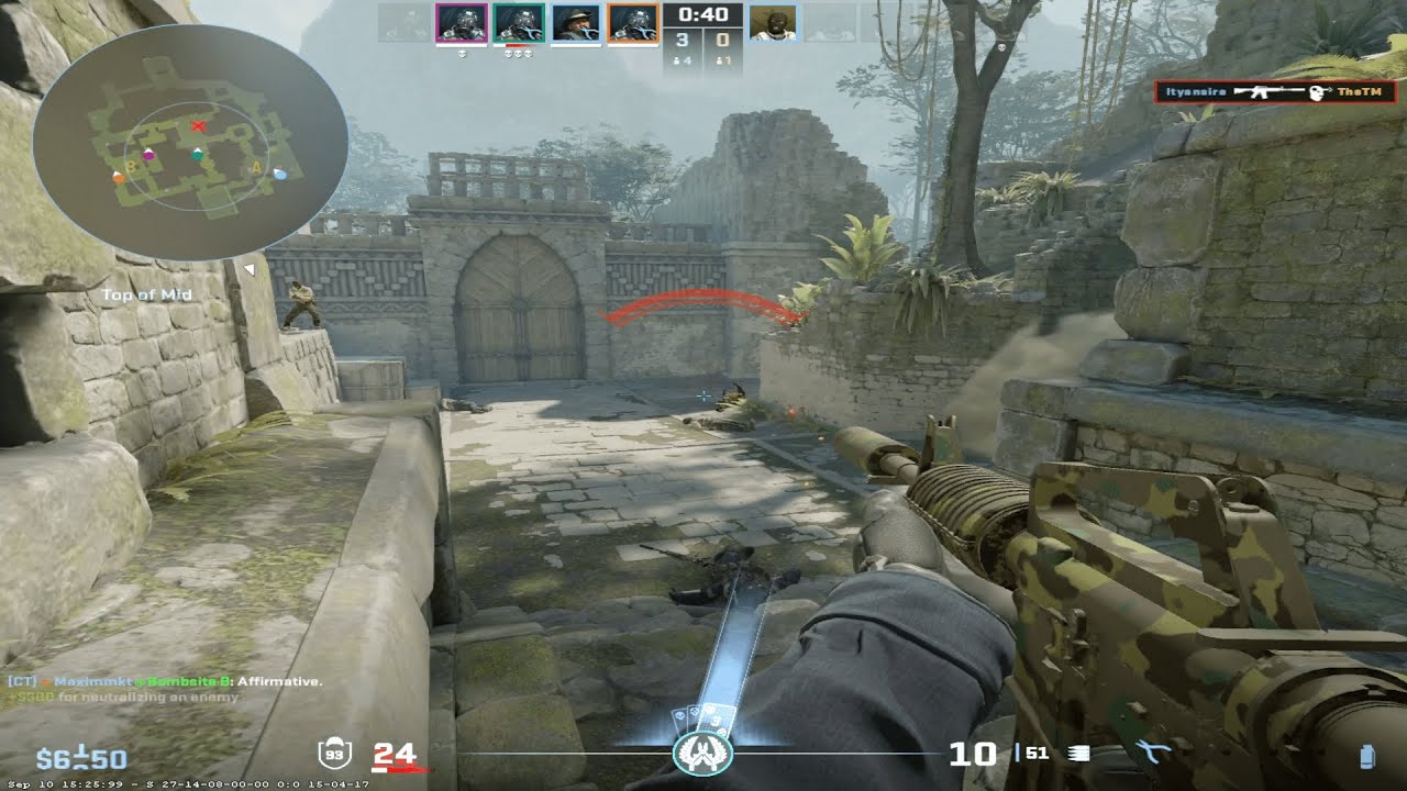 Faceit Ancient Gameplay (Counter-Strike 2) - YouTube