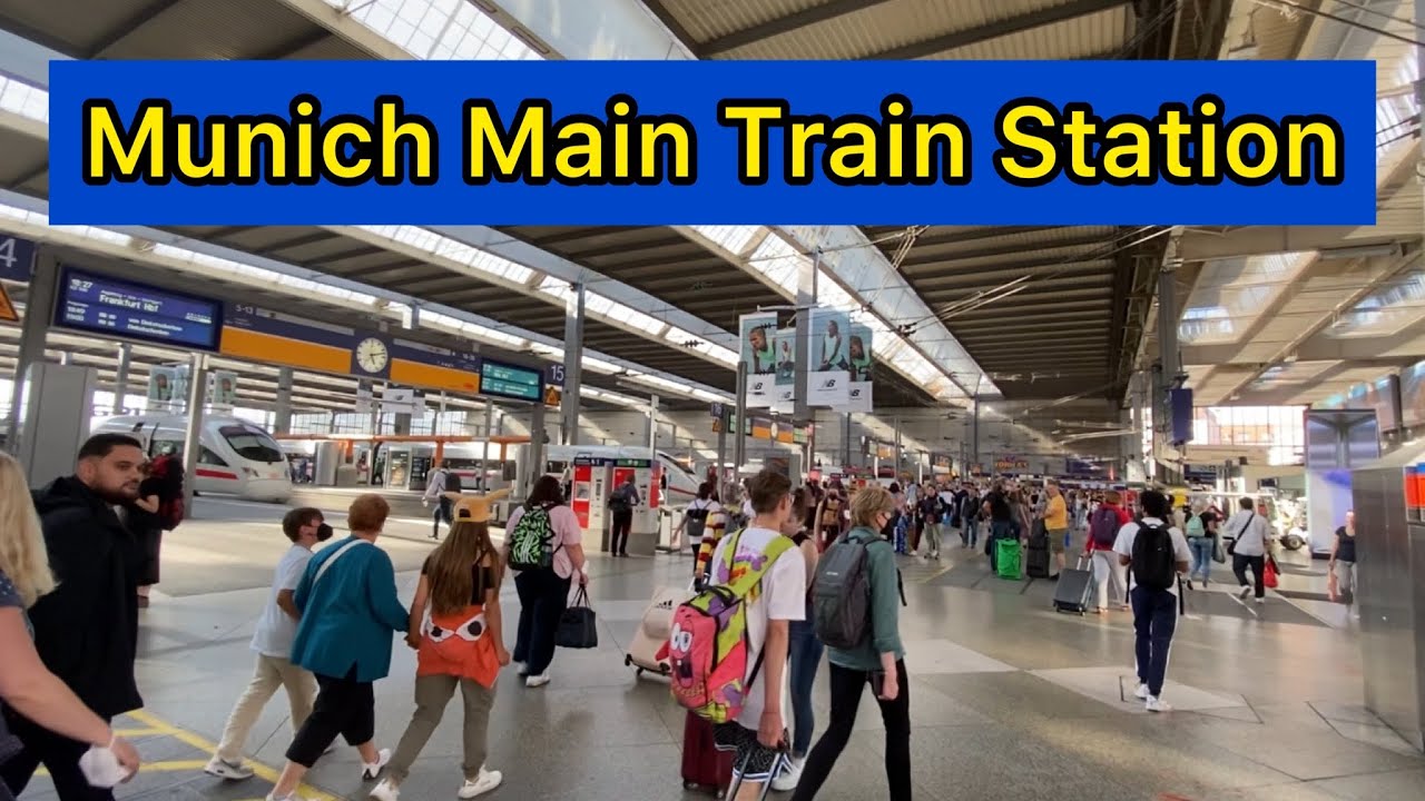 MUNICH Main Train Station Germany 🇩🇪 | München Hauptbahnhof Deutschland ...