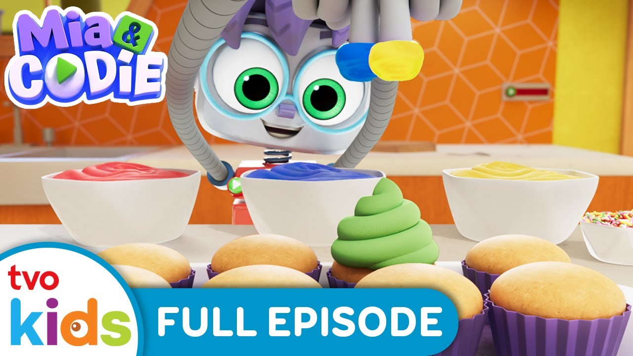 The Cupcake Code 🧁🤖 MIA & CODIE - Coding For Kids 💻 Full Episode | TVOkids - YouTube