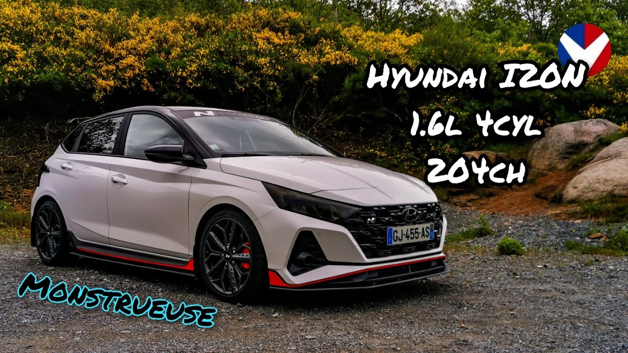 Essai Hyundai I20 N 2022, 1.6l T-GDi 4cyl turbo 204ch/275nm. Monstrueuse 🇰🇷 ! - YouTube