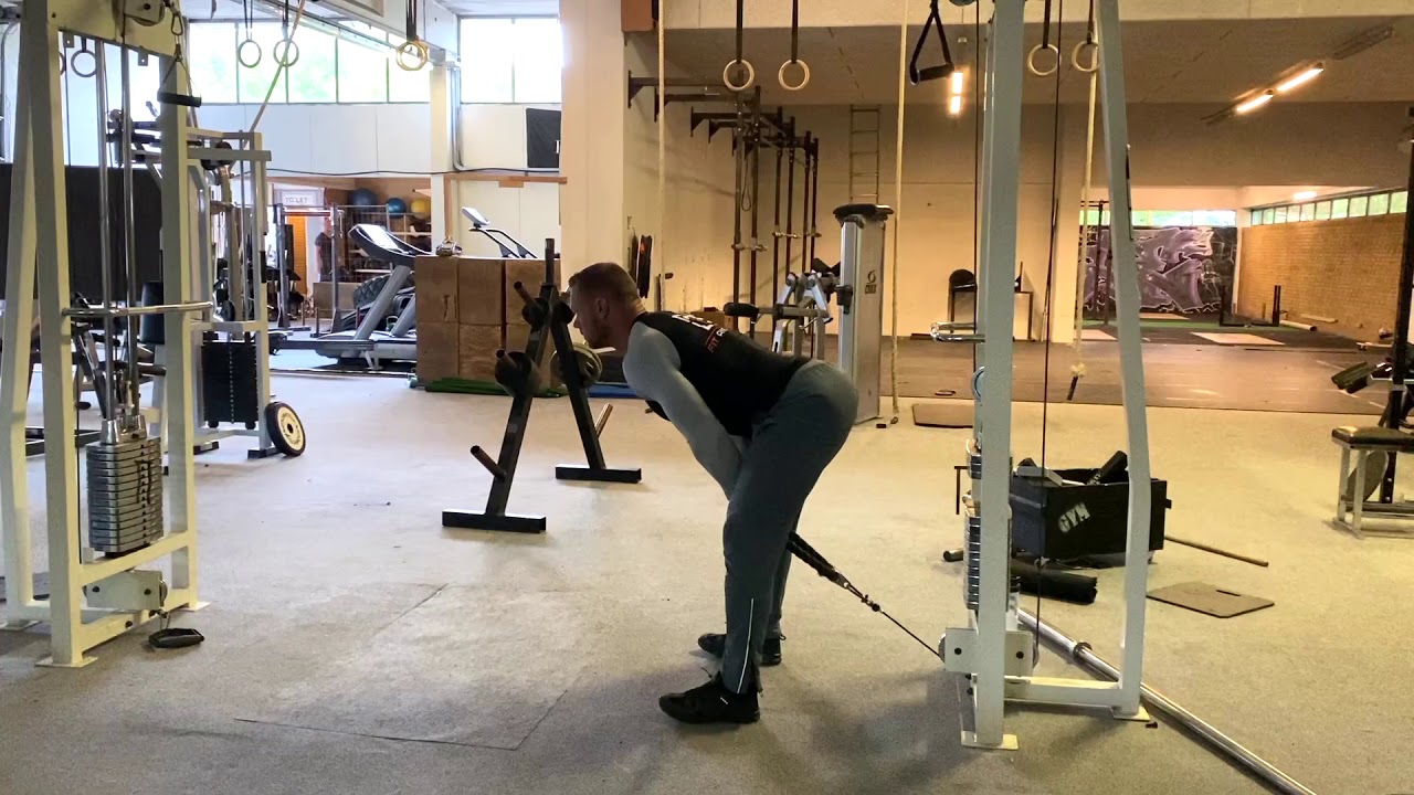 Hip Extension, Cable - YouTube