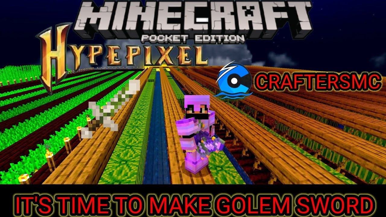 How To Make Golem Sword ?? | In CRAFTERSMC | KR GAMAING - YouTube