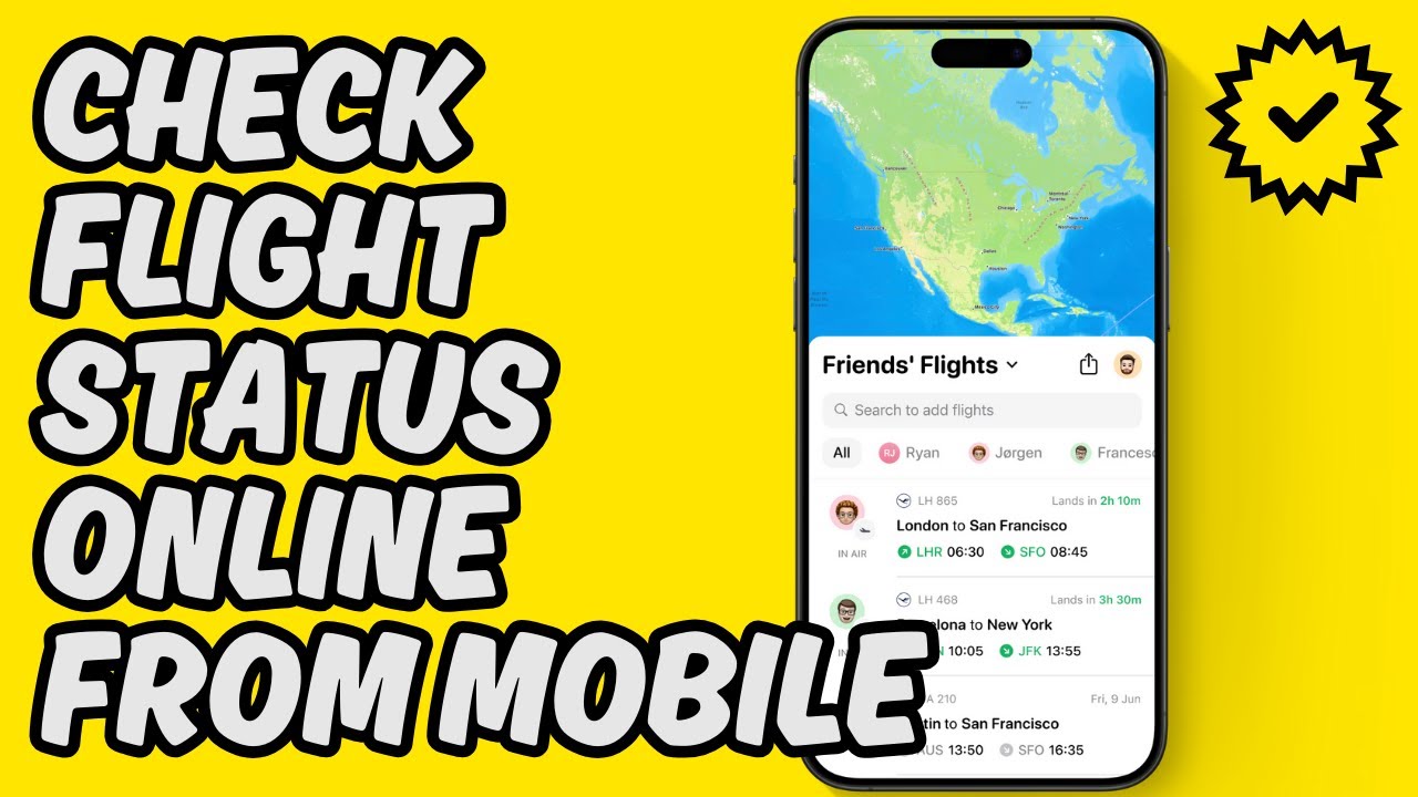 [Easy Guide] Check Flight Status Online from Mobile - YouTube